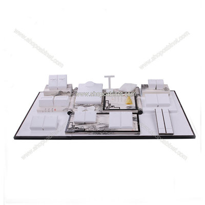 Plexiglass acrylic used fashionable silver jewelry showcases props supplier