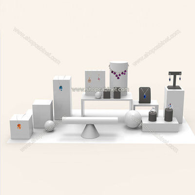Marvelous retail store design high end jewelry display props supplier