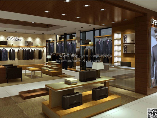 new style clothes display racks in shopping mall supplier