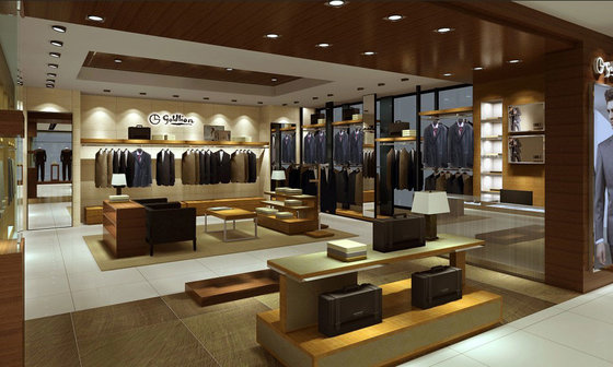 new style clothes display racks in shopping mall supplier
