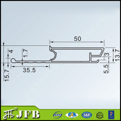 China glass door commercial electronic glass insert profile aluminum frame supplier