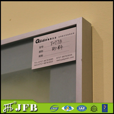 China anodized extrusion construction milling material glass insert profile cabinet door supplier