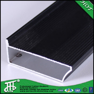 China black powder coating aluminum profile cabinet for window and door aluminum frame aluminum supplier