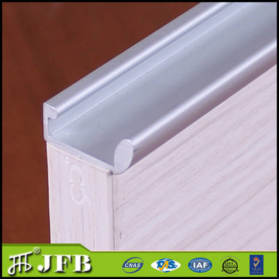Aluminium Frame Manufacturer, 3 Meters Aluminum Kitchen Cabinet  Profile, Bright Light Color supplier