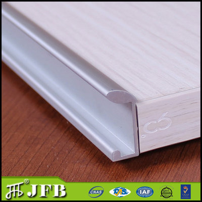 Aluminium Frame Manufacturer, 3 Meters Aluminum Kitchen Cabinet  Profile, Bright Light Color supplier