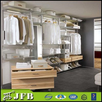 customized size furniture bedroom wooden wardrobe design wardrobe fittings walk in closet supplier