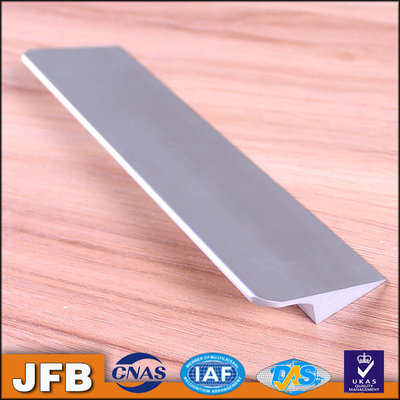 Foggy silver finish 160MM types of aluminum profiles pull handle cabinet handle supplier