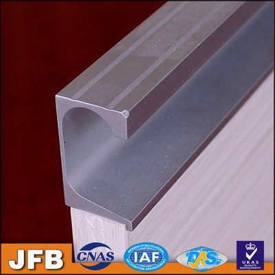 aluminium profile cutting machine anodized silver 3 meter kitchen cabinet aluminium c profile supplier