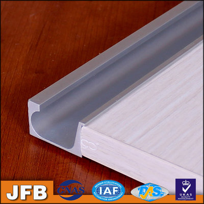 aluminium profile cutting machine anodized silver 3 meter kitchen cabinet aluminium c profile supplier