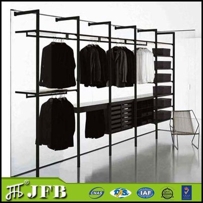 Flat packing walk in aluminum pole system wardrobe DIY walk in wardrobe MDF wardrobe supplier