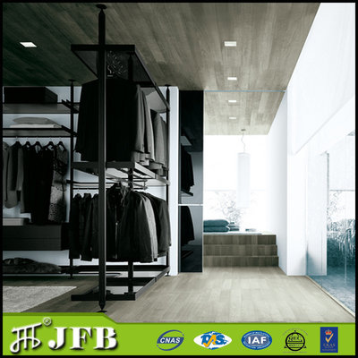 China wholeale pole system bedroom wardrobes aluminum wardrobesteel bedroom walk in wardrobe design supplier