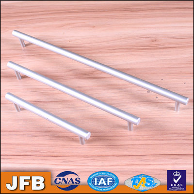 CNC aluminium anodized profile/anodizing aluminium drawerhandle with screw holes supplier