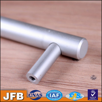 CNC aluminium anodized profile/anodizing aluminium drawerhandle with screw holes supplier