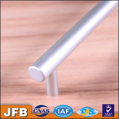 CNC aluminium anodized profile/anodizing aluminium drawerhandle with screw holes supplier