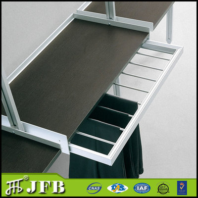 New style aluminum pole system walk-in wardrobe modern design bedroom furniture from wholesale price China factory supplier