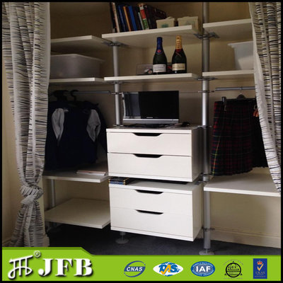 Nice quality Dampproof aluminium pole system walk in wardrobe pole system wardrobe walk in closet factory wardrobe supplier