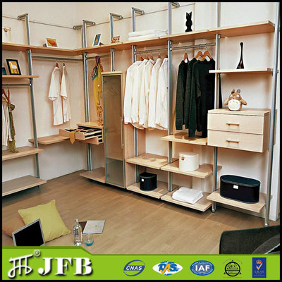 Aluminum alloy modern durable french furniture wholesale customzied open pole system wardrobe design supplier