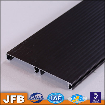 China anodized aluminum profile for kitchen cabinet, hot brush style Kitchen baseboard,aluminum skirting board supplier