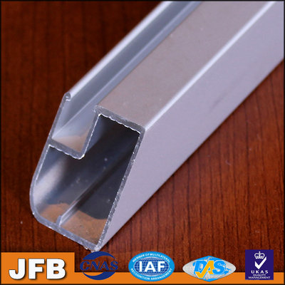 Item L09 3000meters anodized silver  extrusion for kitchen cabinet aluminum profile supplier