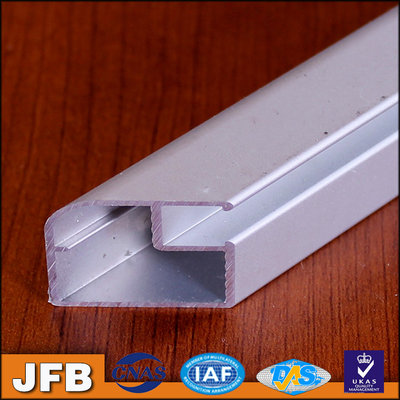 Item L09 3000meters anodized silver  extrusion for kitchen cabinet aluminum profile supplier