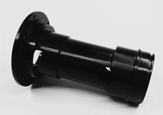 CNC milling machining service aluminium parts for motorcycle with holes anodizing black color