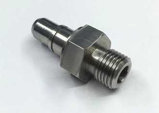 professional fabricating stainless steel porous inductive temperature and humidity gas sensor housing with outer threads