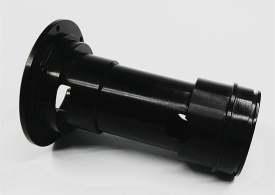 CNC milling machining service aluminium parts for motorcycle with holes anodizing black color