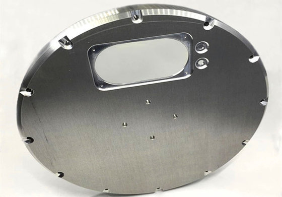 4 axis precision cnc milling machining 56111 round aluminium pancake electrical switch box cover