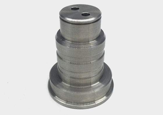 custom anodizing stainless steel round column cnc milling lathe parts with holes hollow for textile machinery