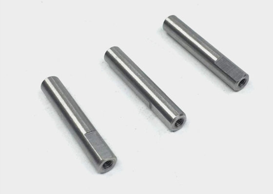 custom made precision machining stainless steel rotor water pump shaft parts with threads for washing machine