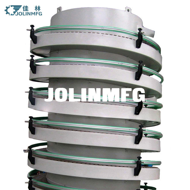 JOLINMFG Motorized Vertical Spiral Lifter Screw Lifter For Boxes Or Cartons Lifting