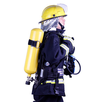 Yigu firefighter positive pressure air respirator system fireman 5L 300 bar scba on sale supplier
