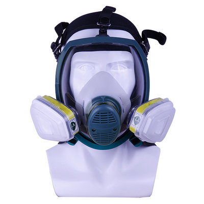 YIGU Full Face Rubber Military  Respirator with Double Filters Chemical Gas Mask supplier