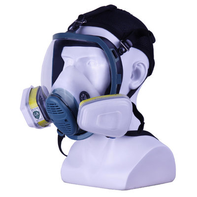 YIGU Full Face Rubber Military  Respirator with Double Filters Chemical Gas Mask supplier
