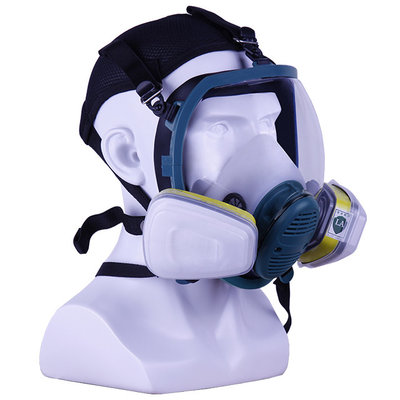 YIGU Full Face Rubber Military  Respirator with Double Filters Chemical Gas Mask supplier