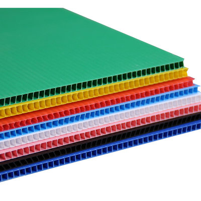 Factory Price Colored Coreflute/ Corrugated/ Correx PP Plastic Hollow Sheet 4 x 8