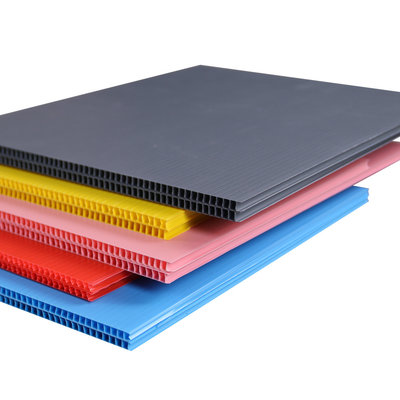 Factory Price Colored Coreflute/ Corrugated/ Correx PP Plastic Hollow Sheet 4 x 8