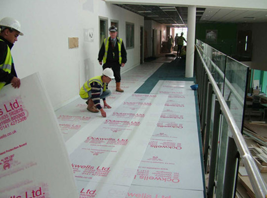 Recycle PP Corrugated Sheet 2mm 3mm 4mm  Correx/Coroplast/Corflute Protective Floor Covering