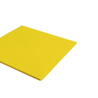 2017 Most Propular 18"x24" Yellow PP Coroplast Corrugated Plastic Sheet