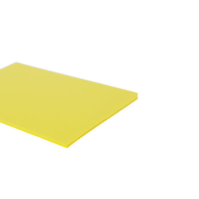 2017 Most Propular 18"x24" Yellow PP Coroplast Corrugated Plastic Sheet