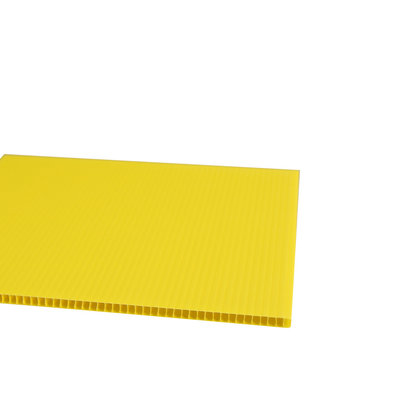 2017 Most Propular 18"x24" Yellow PP Coroplast Corrugated Plastic Sheet