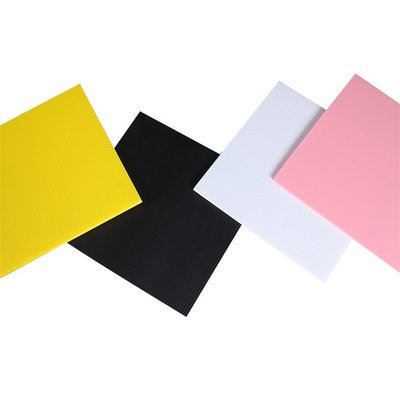 Colored Coroplast Twinwall Corrugated Plastic Sheet / Cor Plastic Sheet