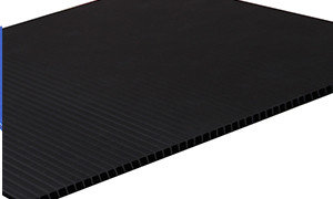4X8 Black PP Hollow Sheet Corflute Floor Protection