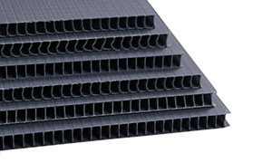 4X8 Black PP Hollow Sheet Corflute Floor Protection