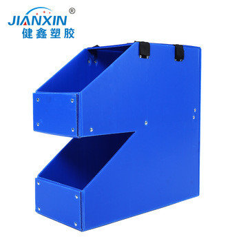 Custom Made High Quality Blue PP Plastic Corrugated Sheet /Coroplast Box