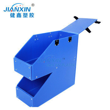 Custom Made High Quality Blue PP Plastic Corrugated Sheet /Coroplast Box