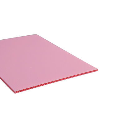 Custom Size PP Corrugated Plastic Sheet / Board Coroplast Sheets / Corflute