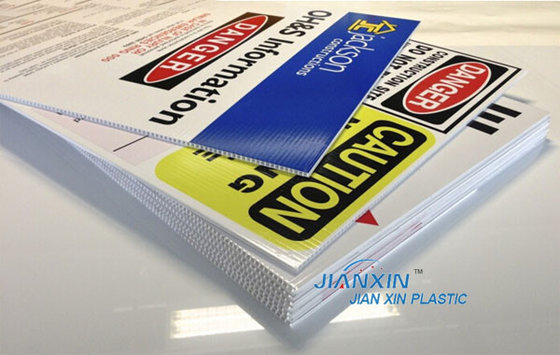 Colorful Corrugated Advertising Signs / Coroplast Sign /Silk-screen Printing