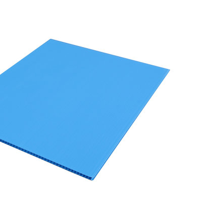 Blue PP Corrugated Plastic Sheet,Waterproof Polypropylene Plastic Sheet