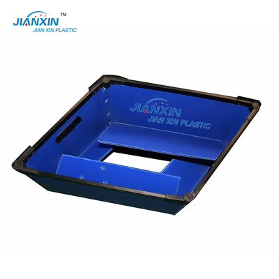 Factory Made Recycled Plastic PP Coroplast / Corrugated Fold Box/ Corflute Boxes